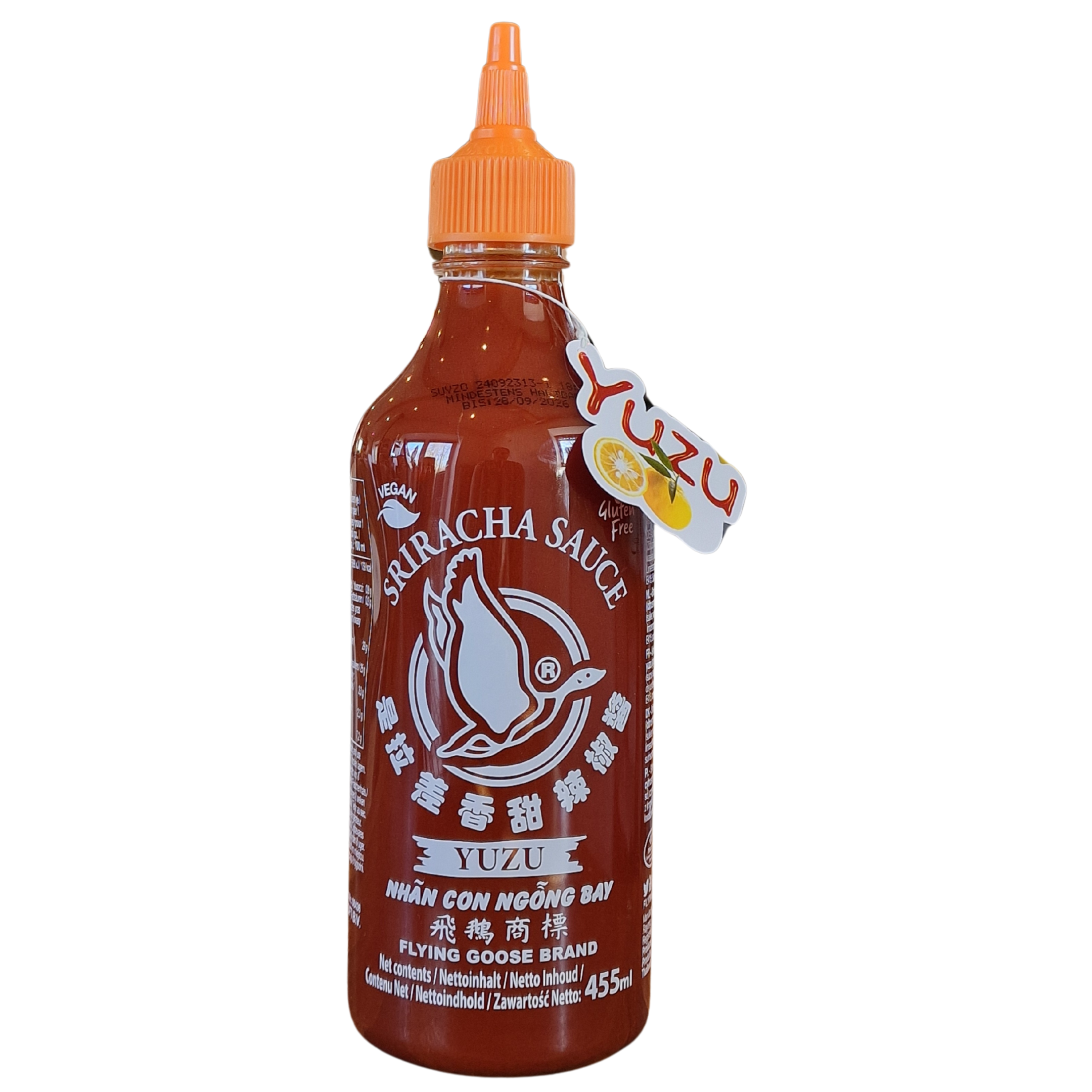 Sriracha Chilli Sauce Yuzu FLYING GOOSE (455 ml.) – Pilar Asian Mart