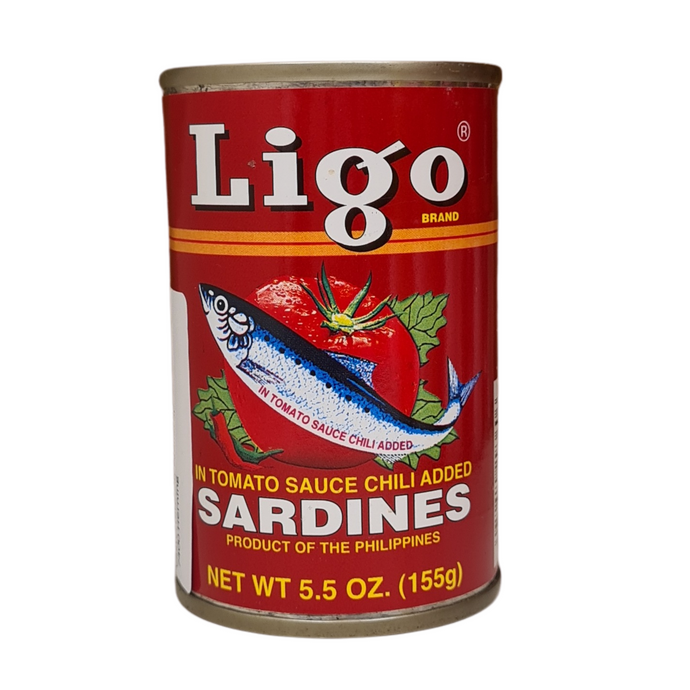 Ligo Sardines In Tomato Sauce Hot/Red (155g.) – Pilar Asian Mart